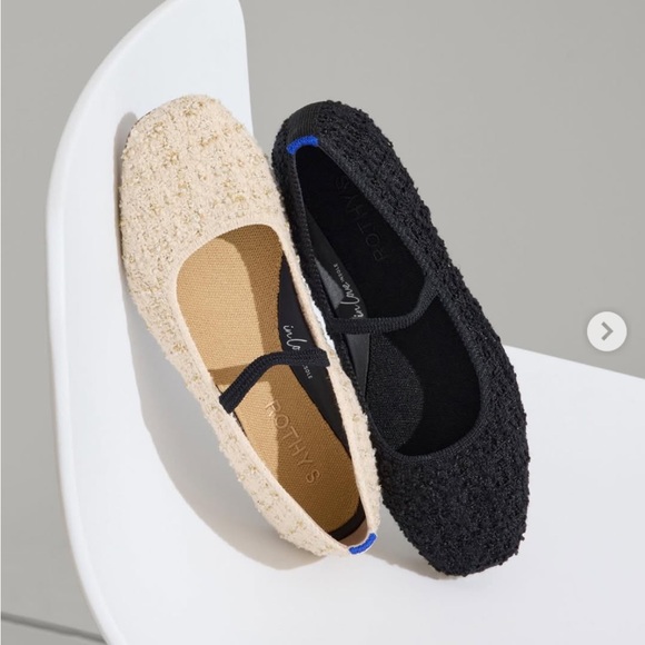 Rothy's | Shoes | Rothys The Max Square Mary Jane In Black Boucle ...